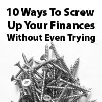 10 Common Personal Finance Mistakes