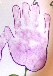 How To Create A Decorated Handprint Plate