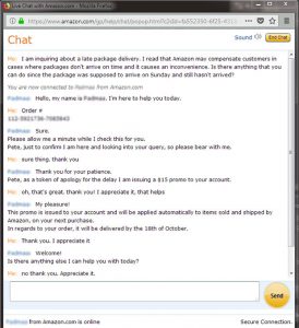 How To Get A Credit If Your Amazon Prime Delivery Is Late